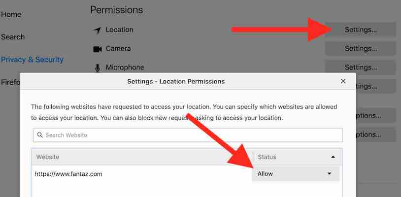 How do I enable location services in order to play? – FantaZ